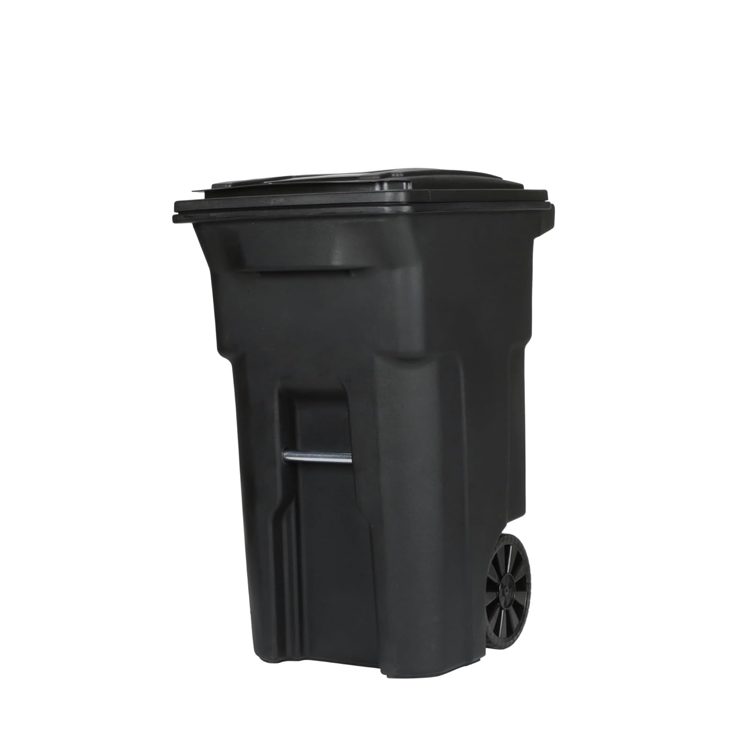 64 Gallon Black Garbage can with Wheels and lid – Sky Distribution inc